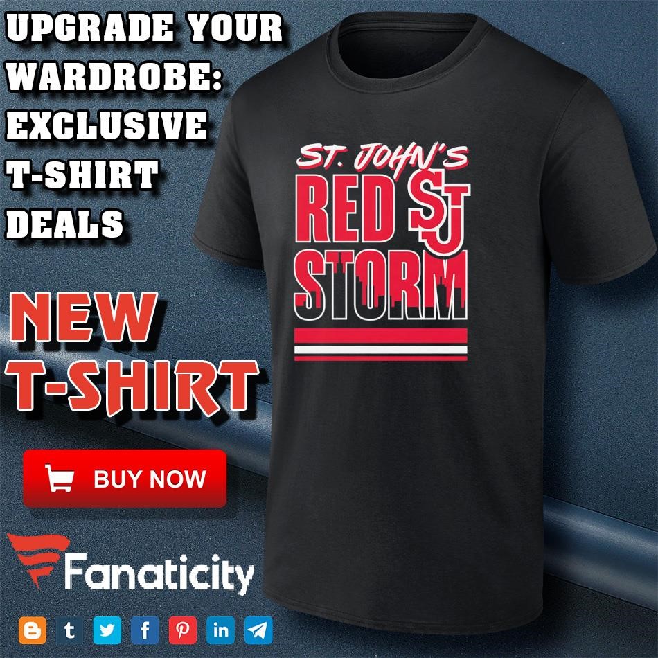 St John s Red Storm city skyline shirt hoodie sweater long sleeve and tank top